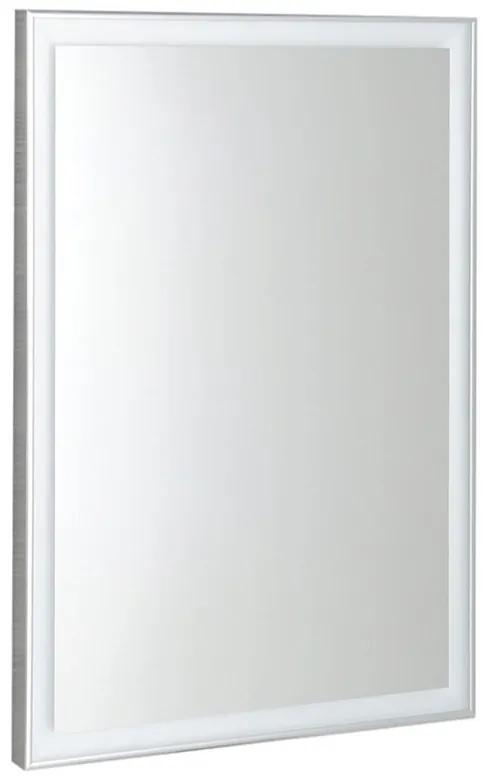 Sapho LUMINAR zrcadlo s LED osvětlením v rámu 600x800mm, chrom