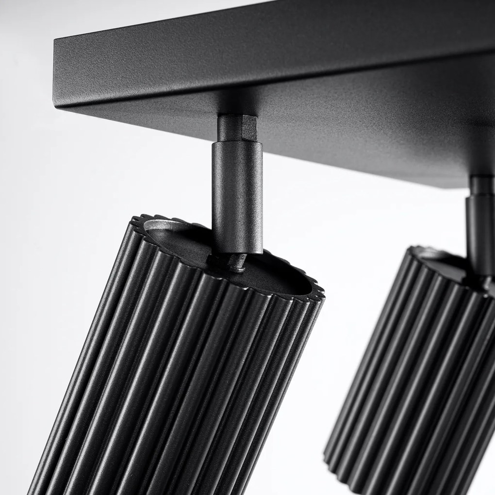 Sollux Lighting Stropní svítidlo KARBON 4 černé