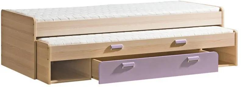 Dolmar LIMO L16 výsuvná postel s úl. prostorem fialová