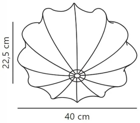 Nordlux - Stropní svítidlo AERON 1xE27/40W/230V pr. 40 cm