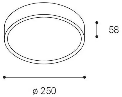 LED2 - LED Venkovní stropní svítidlo MIRA LED/18W/230V IP65 černá
