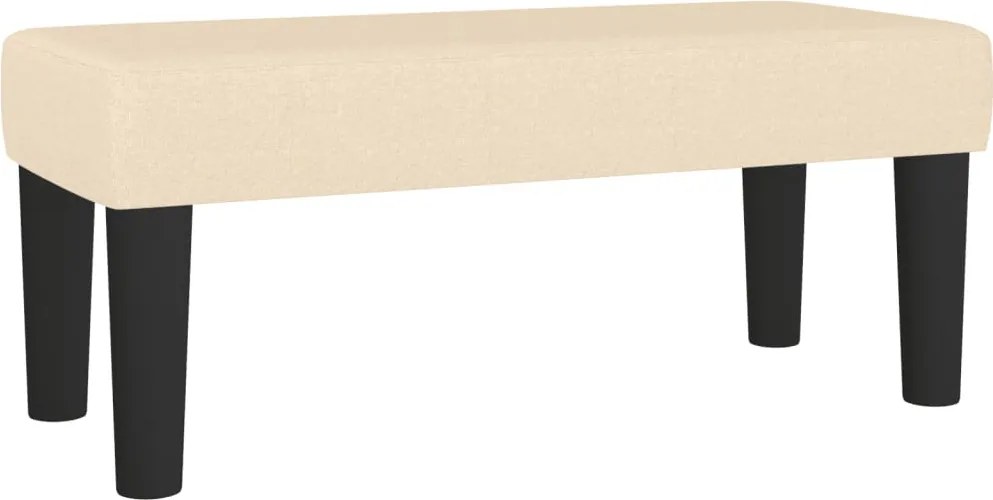 Box spring postel s matrací krémová 120x190 cm textil 3270360
