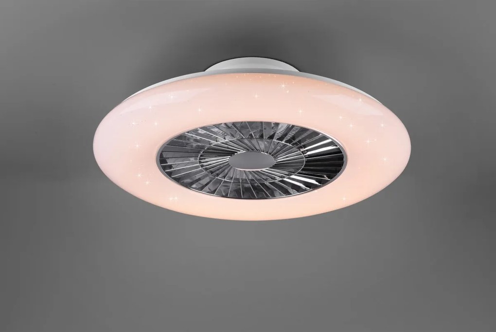 Trio R62402106 LED svítidlo s ventilátorem Visby 1x40W | 3000lm | 3000-6500K