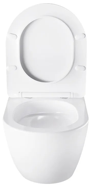 BPS-koupelny Závěsná WC mísa se SoftClose sedátkem HYD-4194, bílá