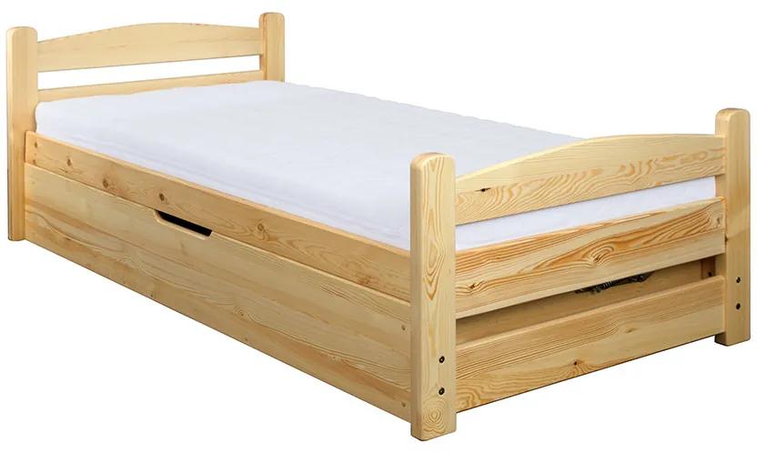 Drewmax dřevěná postel LK144 90x200 borovice