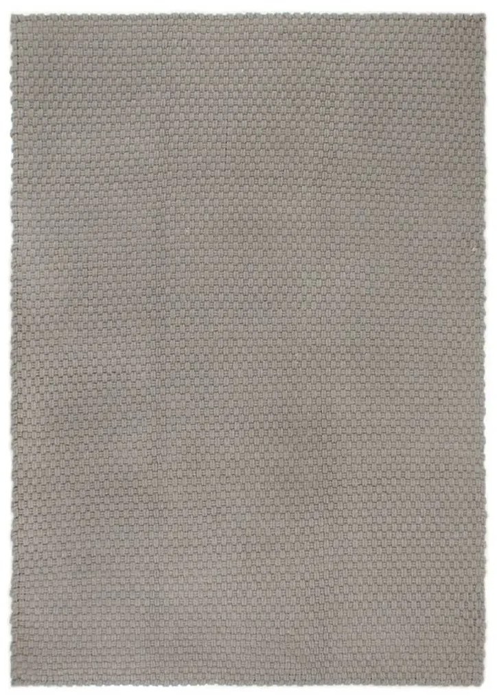 345124 vidaXL Koberec obdélníkový šedý 200x300 cm bavlna