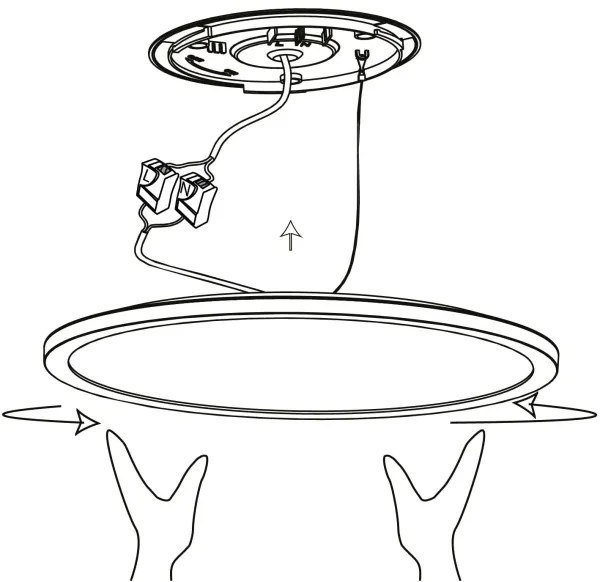 Eglo 900091 - LEDRGBW Stmívatelné stropní svítidlo ROVITO-Z LED/14,6W/230V černá