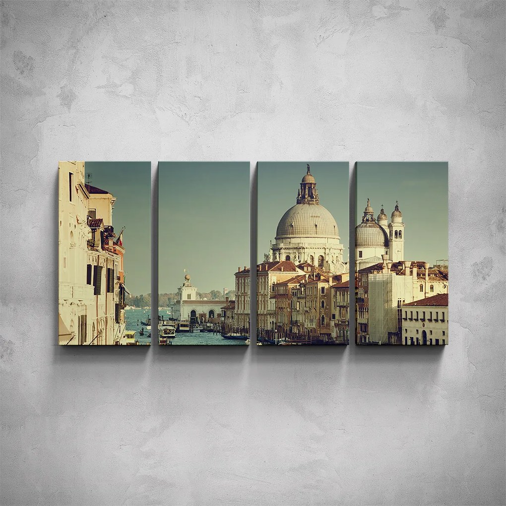 4-dílný obraz - Atmosféra Benátek - PopyDesign