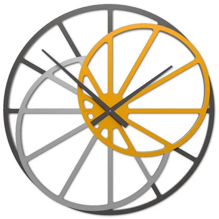 Designové hodiny 10-328 CalleaDesign Theresa 95cm (více barevných variant) Barva žlutý meloun-62 - RAL1028