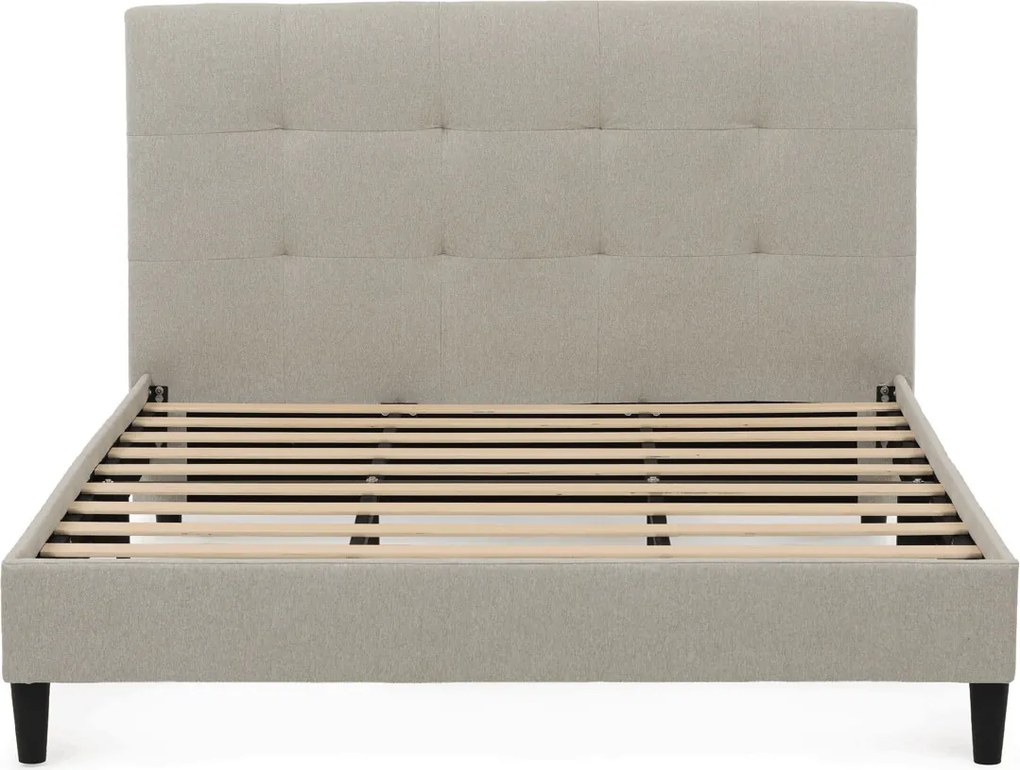 Autronic Čalouněná dvoulůžková postel BED-M180 Barva potahu: Tmavě šedá