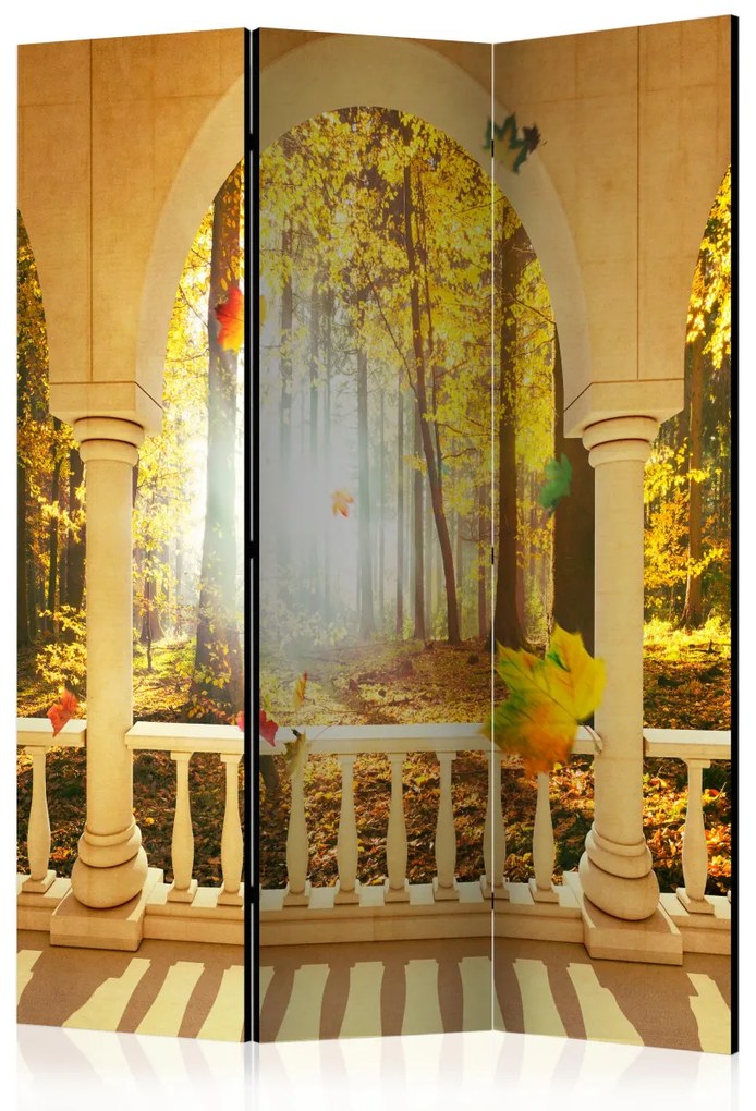 3D paraván podzimní krajina Velikost (šířka x výška): 135x172 cm