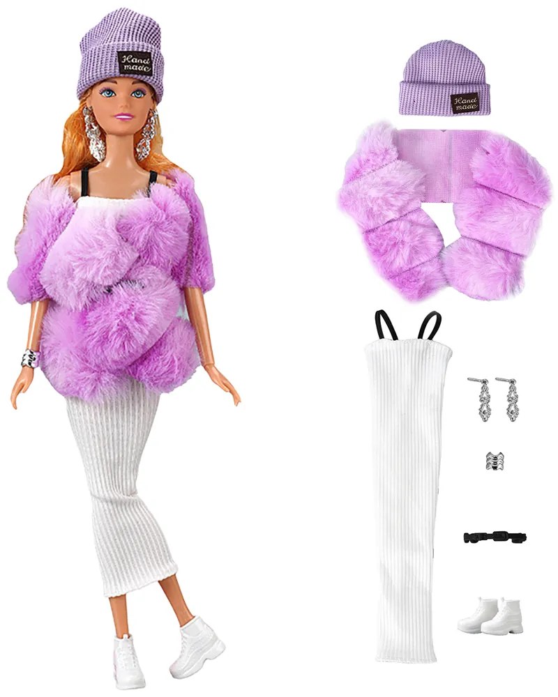 Šatičky pro panenku Barbie - různé styly (30 cm) Barva: F