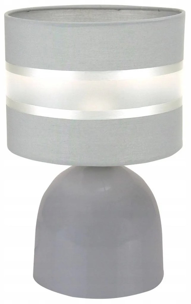 Stolní lampa ELEGANCE, 1x textilní stínítko (výběr z 6 barev), (výběr ze 3 barev konstrukce), S