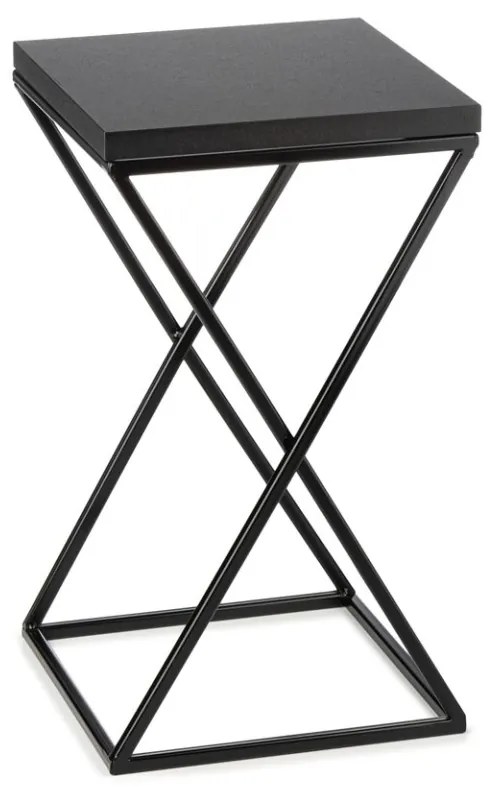 Květinový stojan LOFT I 40 cm černý