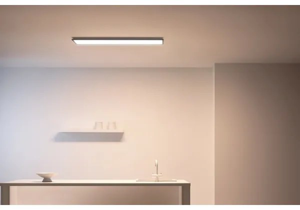 WiZ - LED Stmívatelný panel SUPERSLIM LED/36W/230V 2700-6500K Wi-Fi černá
