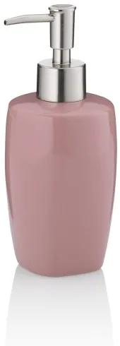 Dávkovač mýdla LINDANO keramika růžová KELA KL-20333