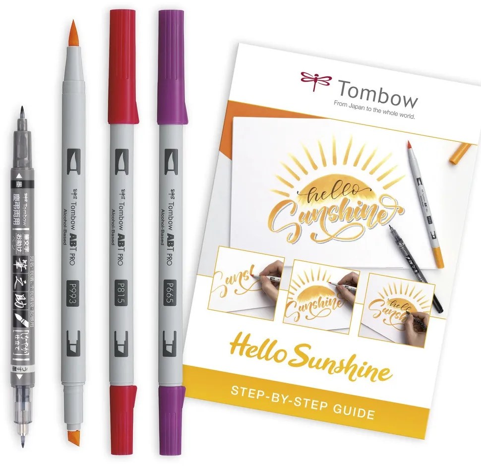 Tombow - sada na lettering Sunny Lettering Set