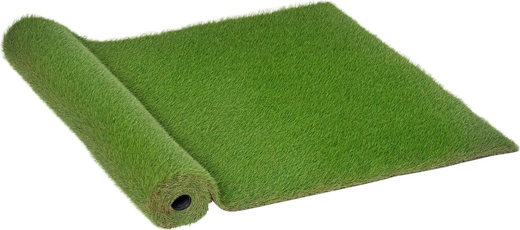 Umělá tráva Outsunny 3x1m s výškou trávy 25mm - syntetická tráva pro zahradu a terasu | Aosom
