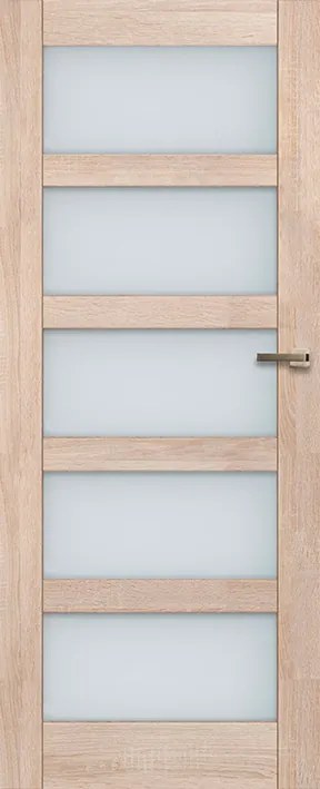 Interiérové dveře vasco doors BRAGA model 6 Průchozí rozměr: 70 x 197 cm, Orientace dveří: Levé dveře, Dekor: Dub Aljaška