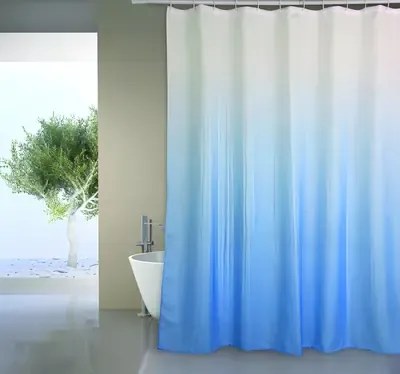 MSV SUGAR sprchový závěs modrý / 180 x 200 cm / polyester