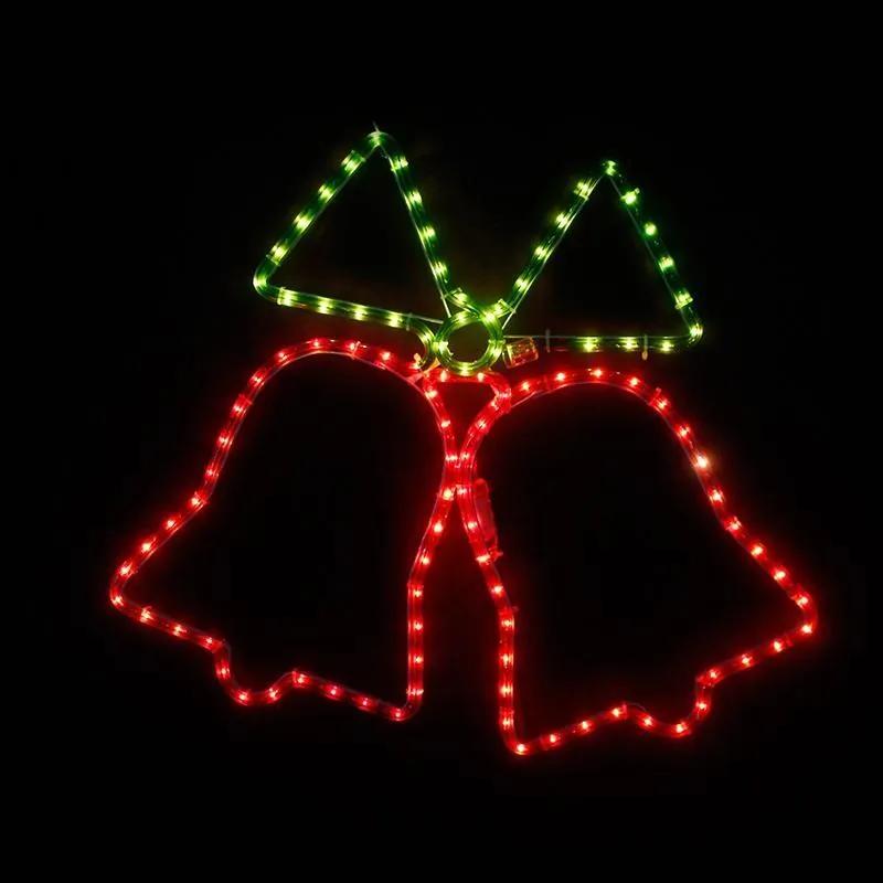 ACA DECOR Vánoční venkovní LED dekorace Zvonky