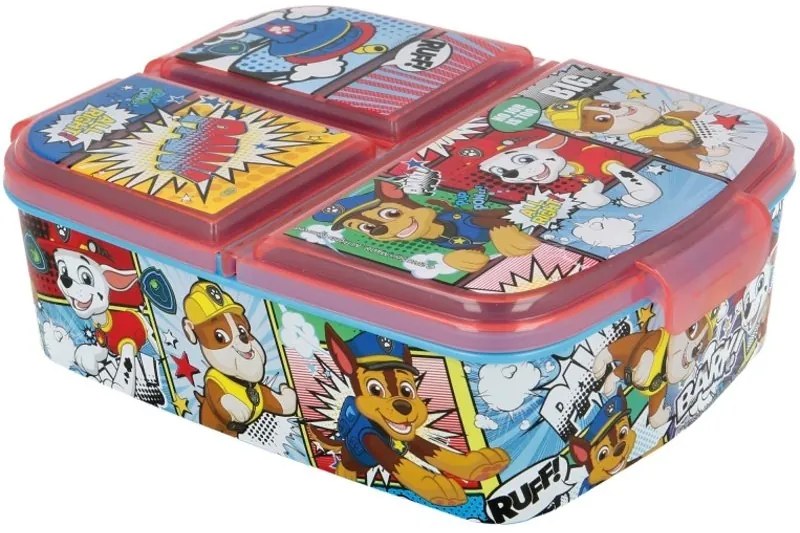 Multibox na svačinu pro kluky Tlapková patrola / Paw Patrol se 3 přihrádkami