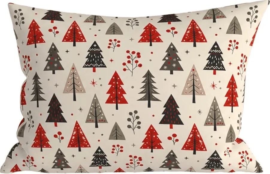 Povlak na polštář z mikrovlákna MERRY TREE 70x90 cm, barevný