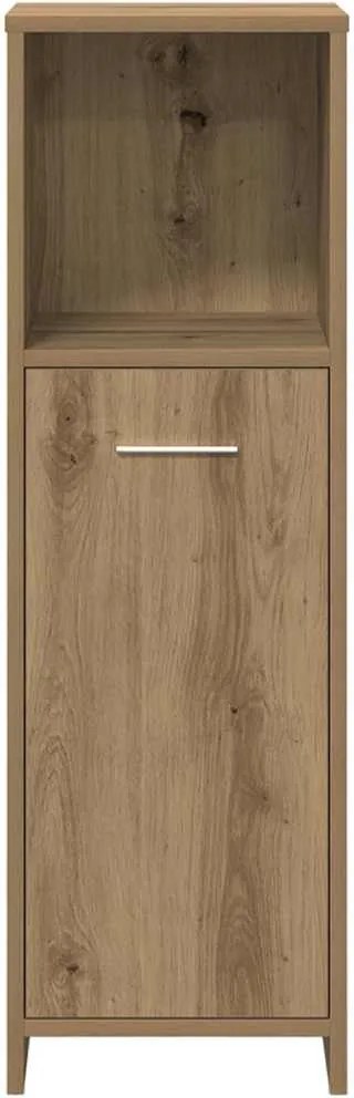 3dílná koupelnová sestava dub artisan kompozitní dřevo 3328560