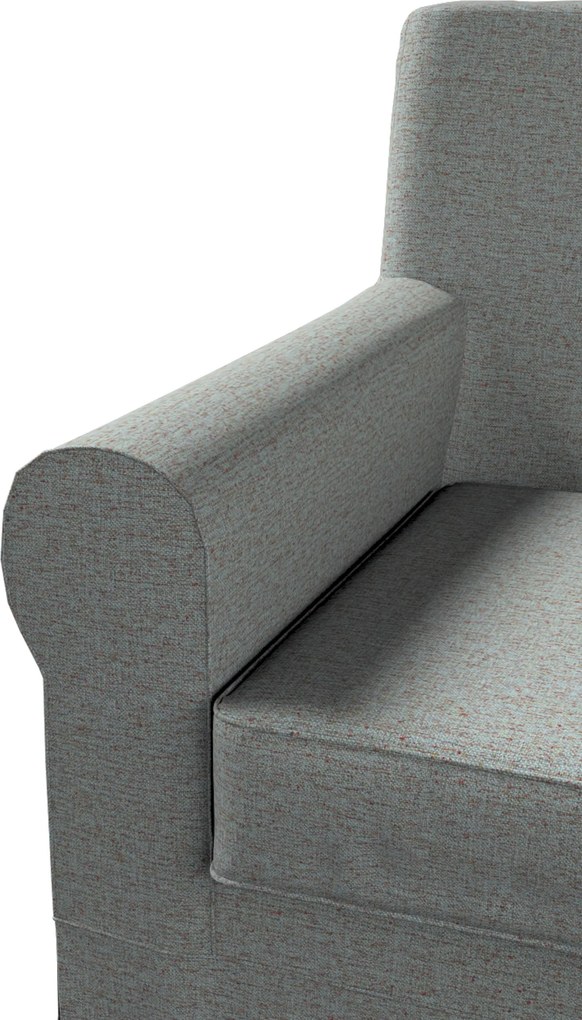 Potah na křeslo IKEA Ektorp Jennylund barva modrá látka pletený vzor