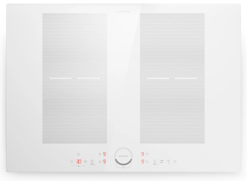 Klarstein Delicatessa 70 Flex, vestavná indukční varná deska, 4 zóny, 7000W, sklokeramika