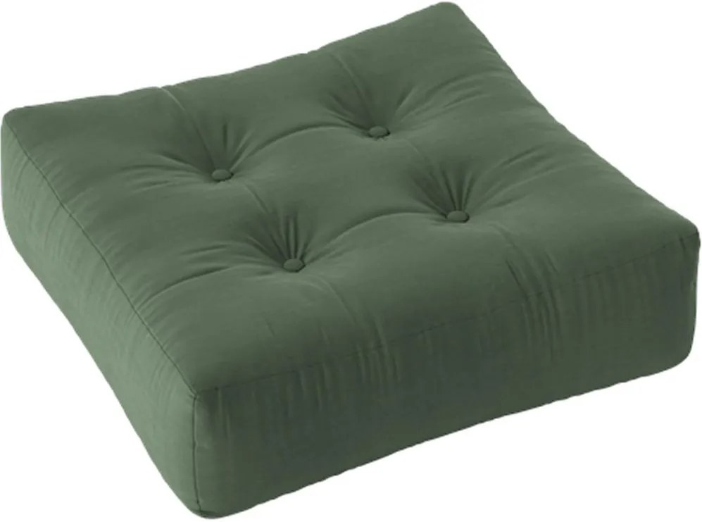 KARUP DESIGN Taburet More Pouf Olive Green 22 × 70 × 70 cm