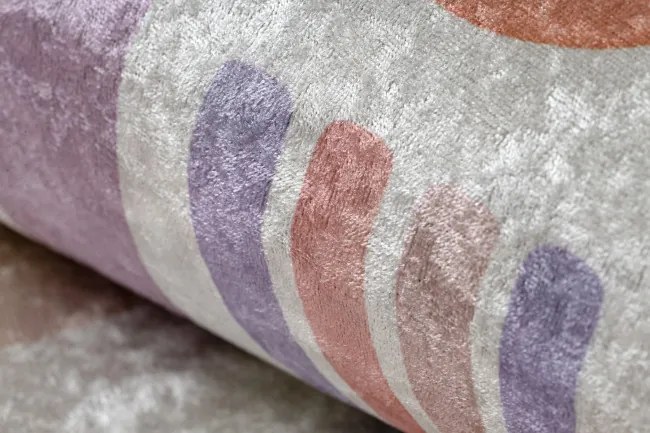 Dětský koberec protiskluzový BAMBINO 61480 krémový / růžový