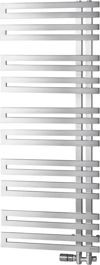 Sapho Volga otopné těleso 500 x 1238 mm broušená nerez NR512