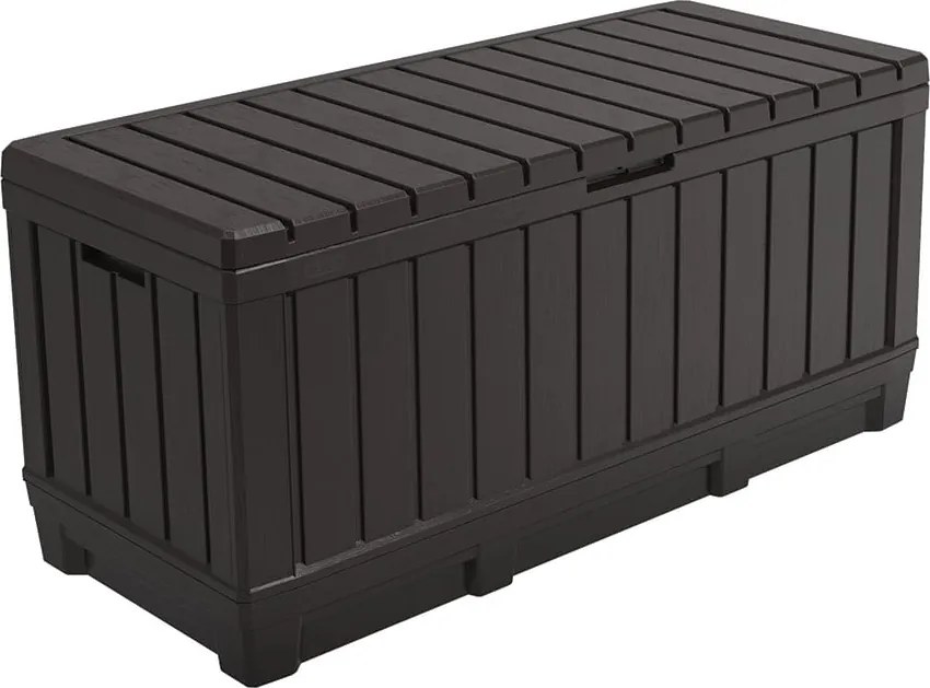 Hnědý plastový zahradní úložný box Kentwood – Keter