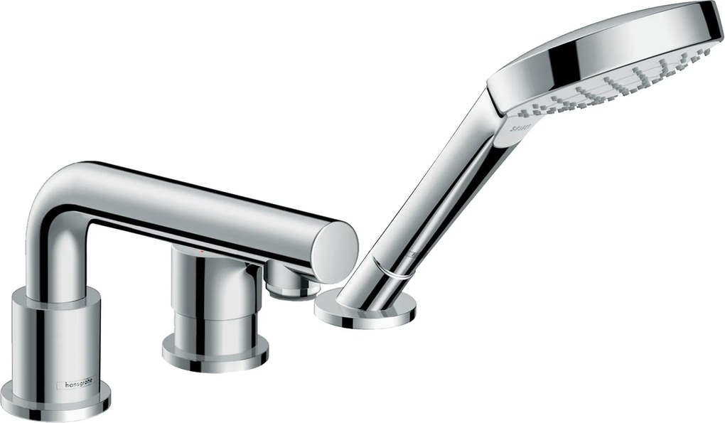 Hansgrohe Talis S, tříotvorová vanová baterie, chromová, 72416000