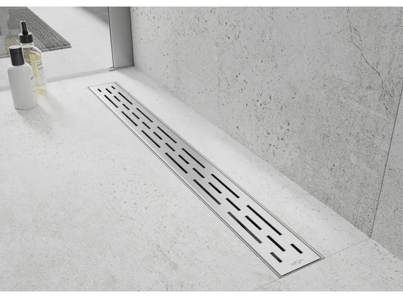 Mexen Flat nerezový sprchový žlab 60 cm vzor M01, 1020060-15