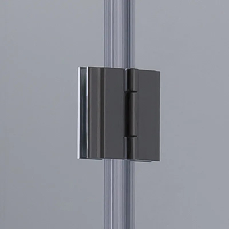 BPS-koupelny Čtvercový sprchový kout HYD-SK1290B 90x90 chrom/transparent + vanička HYD-OSV-ST02B černá