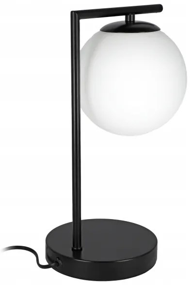 Stolní lampa 1xE27/40W/230V černá/bílá