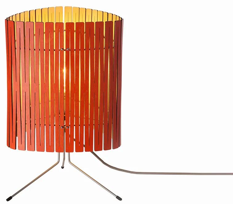Dřevěná designová stolní lampička Kerflights T3 Dekor: Přírodní