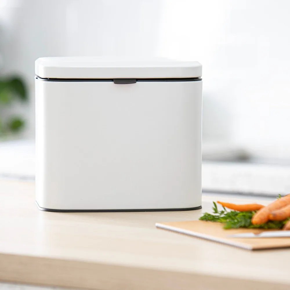 Bílá nádoba na kompostovatelný odpad 4 l Essentials – Ladelle