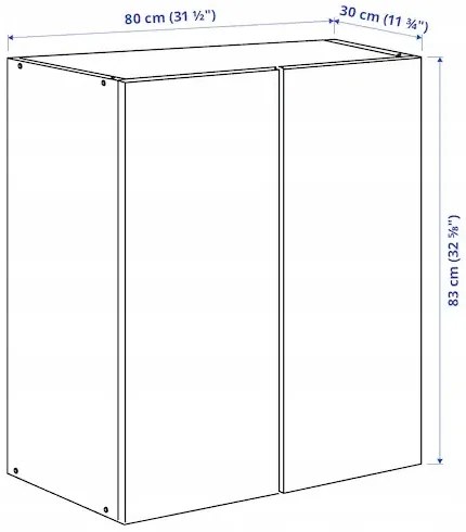 IKEA IVAR Skříňka borovice 80x30x83 cm
