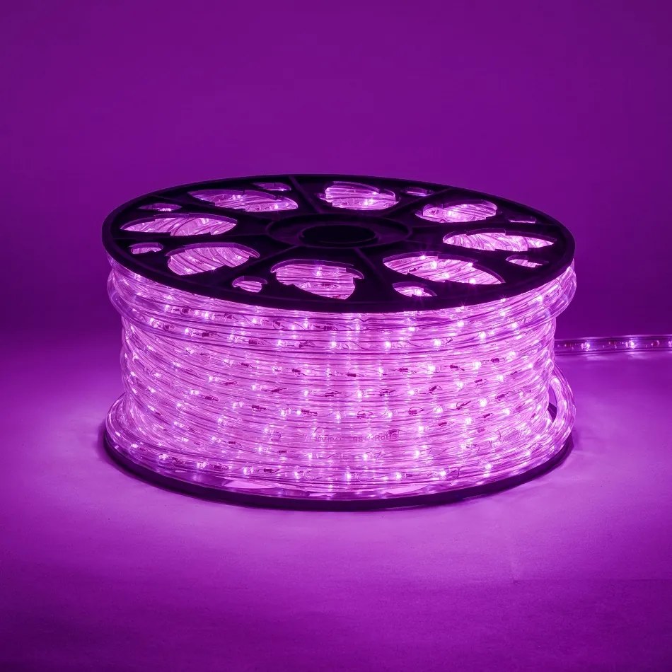 Easy Fix LED hadice venkovní, 1 m, růžová, 30 diod, IP44, metráž