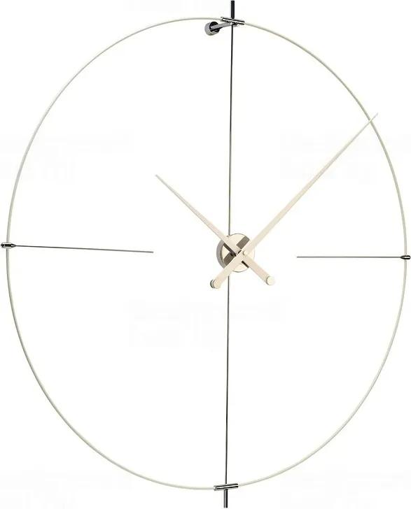 Nomon Bilbao L bílé 110cm nástěnné hodiny