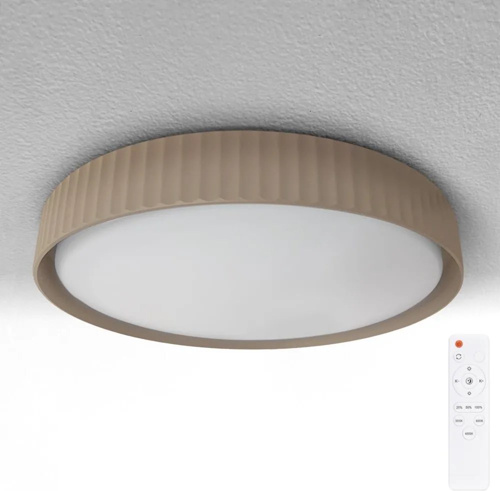 Brilagi - LED Stmívatelné stropní svítidlo LUCIA LED/48W/230V pr. 41 cm hnědá+DO