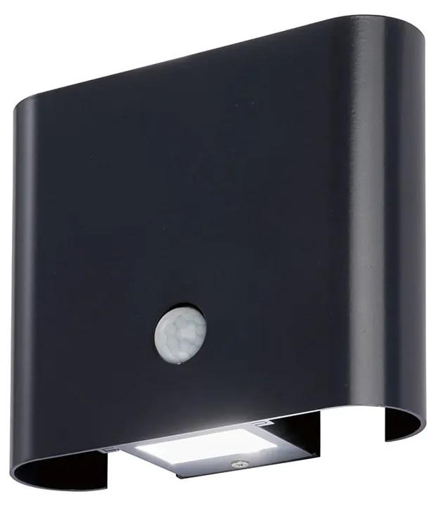 Černé LED nástěnné svítidlo Magnetics – Fischer &amp; Honsel