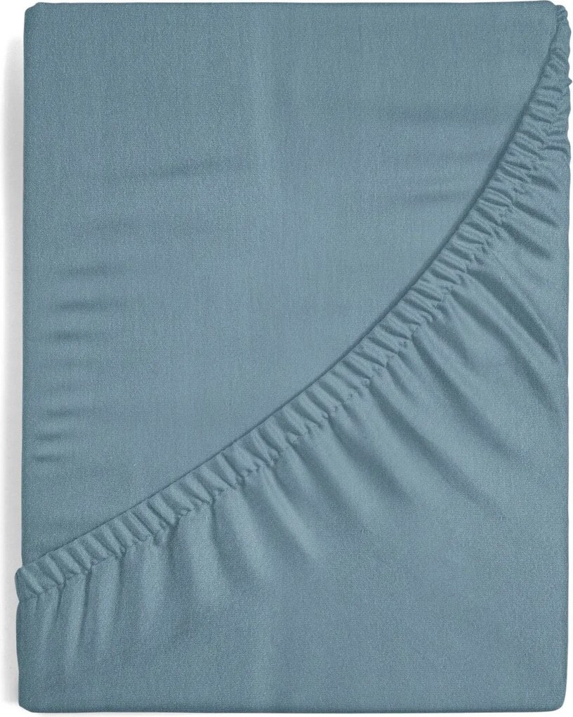 JERSEY PROSTĚRADLO 120X200 CM, VÝŠKA 25 CM SVĚTLEMODRÉ