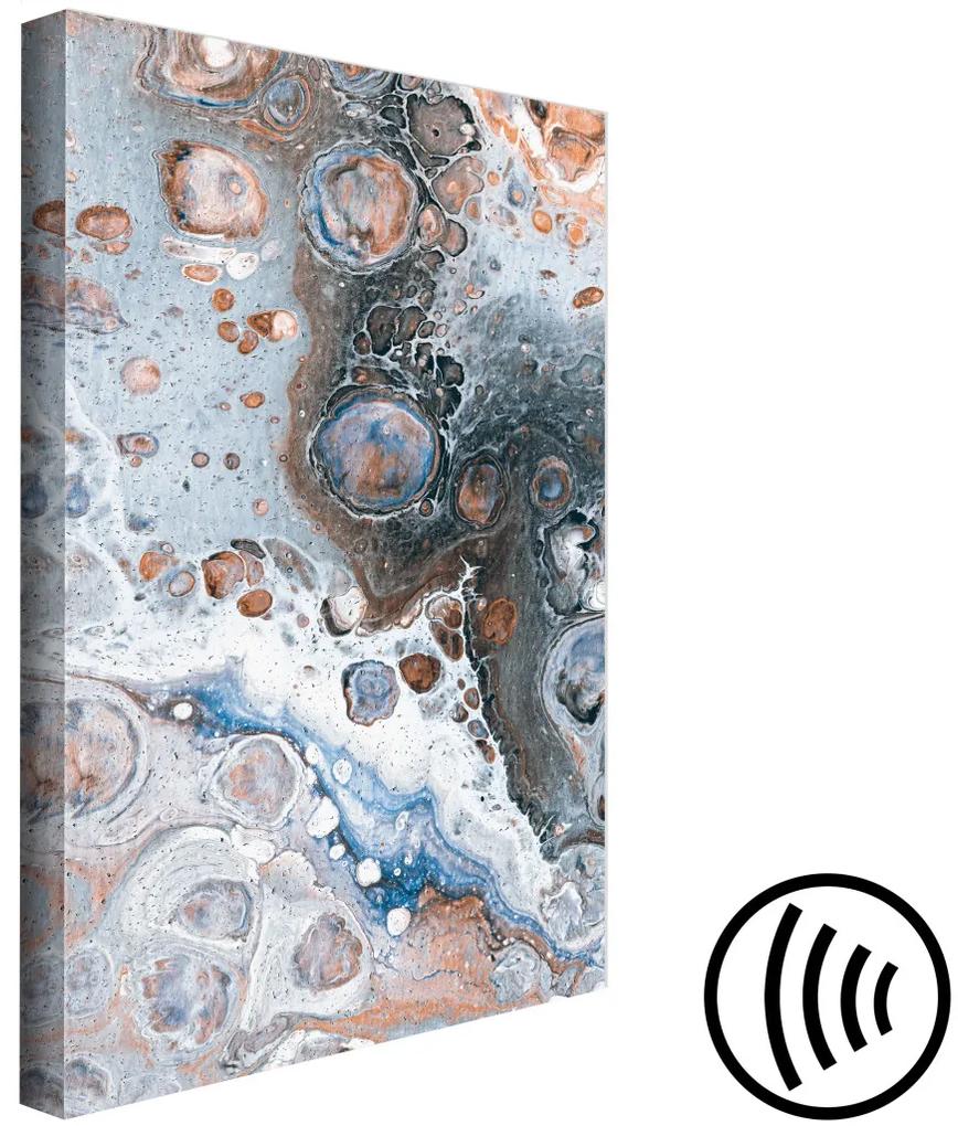 Obraz Blue Sienna Marble (1-dílný) vertikální