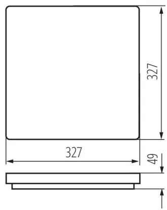 Svítidlo Kanlux VARSO LED 24W-NW-L-SE IP54 24W neutrální bílá 4000K s pohybovým čidlem 26983