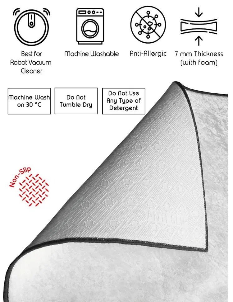 Šedé/ve zlaté barvě koupelnové předložky v sadě 2 ks 60x100 cm CT – Foutastic