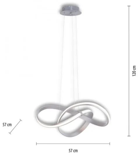 Paul Neuhaus 8291-55 - LED Stmívatelný lustr na lanku MELINDA LED/30W/230V